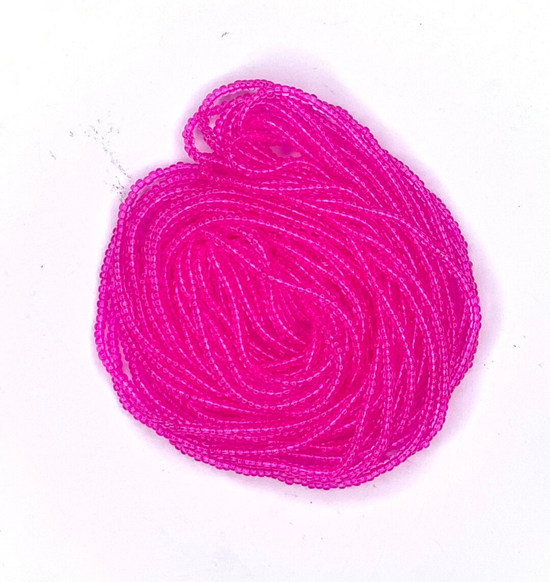 Brite Electric Pink, 11/0 Czech Seed Beads, 1 Hank #1125, Preciosa ...