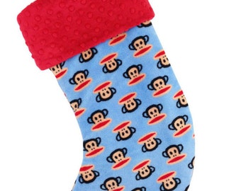Sock Monkey Christmas Stocking - Etsy