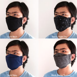 3D Fit Cloth Face Mask 3 Ply With BUILT IN FILTER Non Woven ...