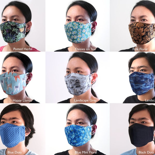 Cloth Face Mask - Etsy