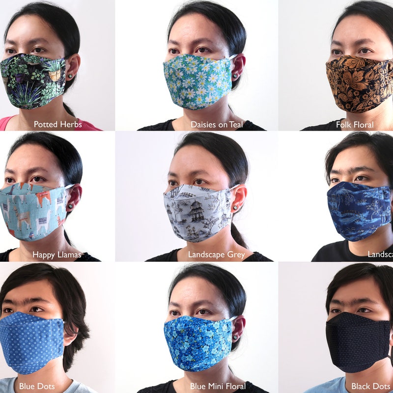 Cloth Face Mask - Etsy