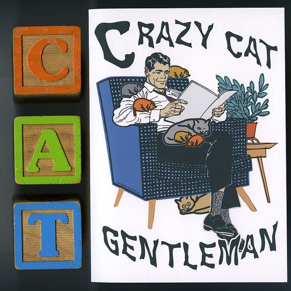 Cat Gentleman - Etsy