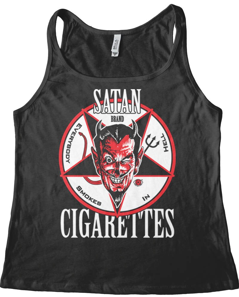 Satan Cigarettes Devil Baphomet Pentagram Everybody Smokes | Etsy
