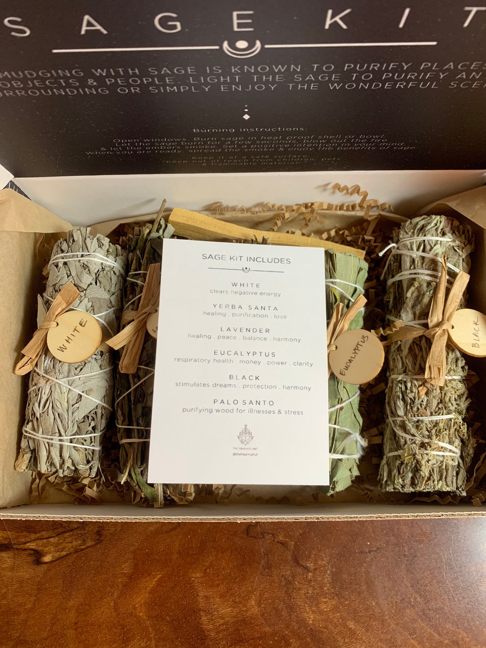 Sage Kit Gift 5 Different Sages. for Cleansing Purifying | Etsy