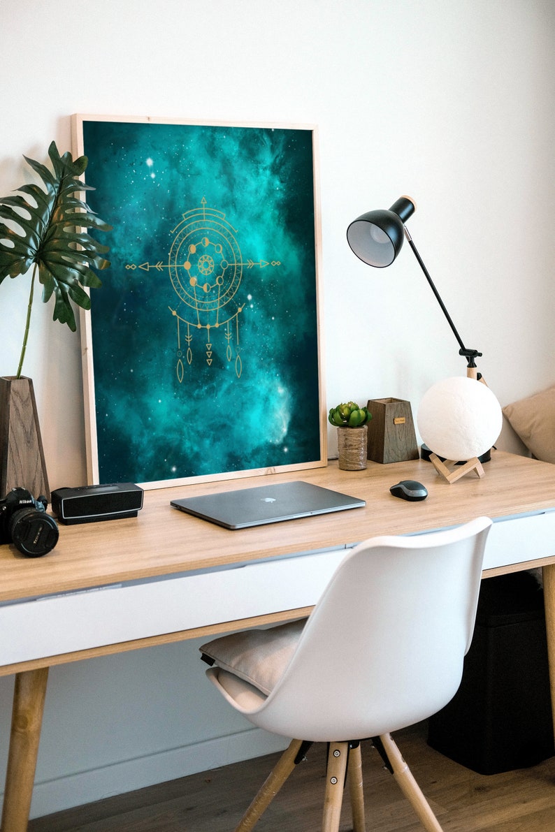 Geometric Galaxy Art Downloadable Print - Etsy
