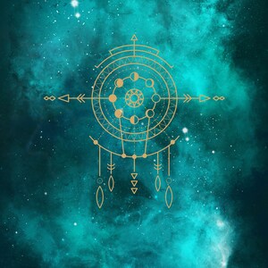 Geometric Galaxy Art Downloadable Print - Etsy