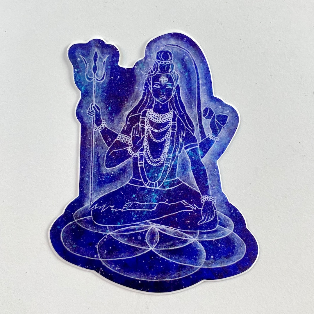 Shiva Sticker: Hindu God High Quality Waterproof Sticker 2x3inches - Etsy