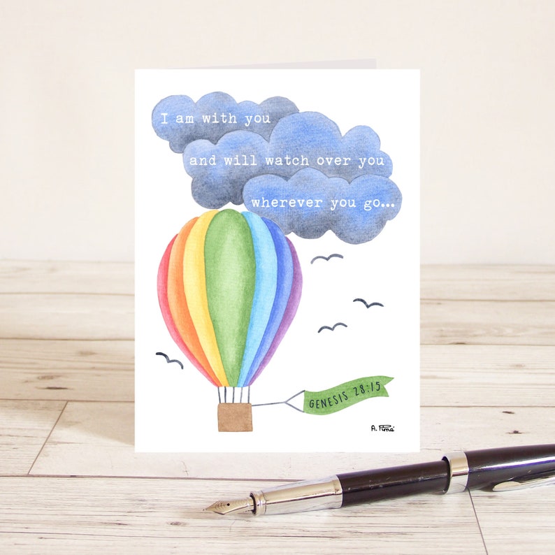 I Am With You and Will Watch Over You Wherever You Go (genesis 28:15 ...