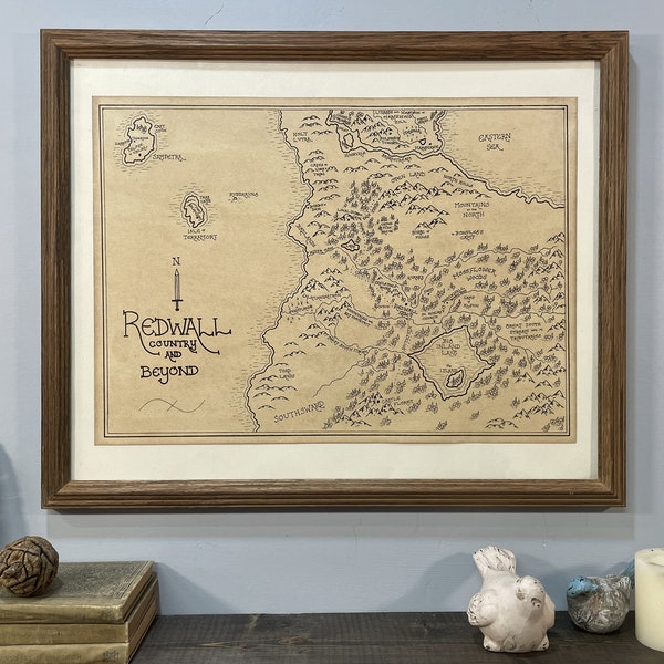 Painting of the Map - Etsy