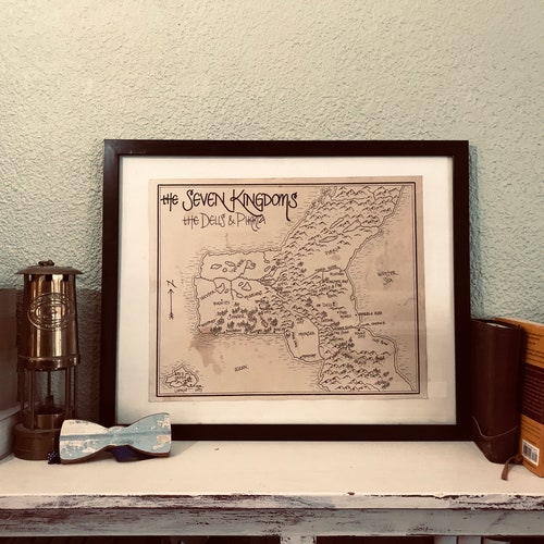 Map of Redwall: Aged Handmade Hand Drawn Authentic Gift - Etsy