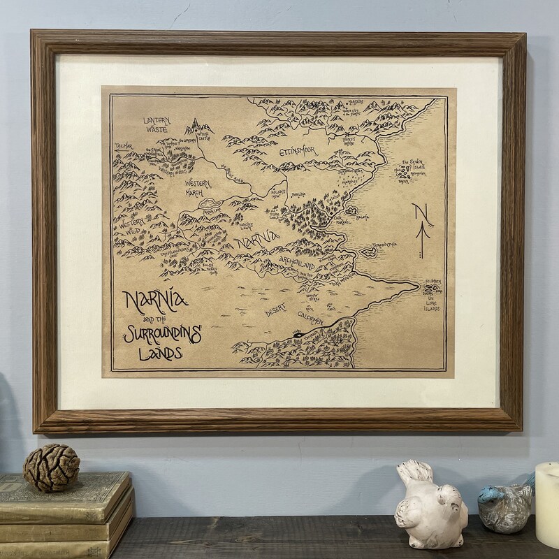 Map of Narnia - Etsy