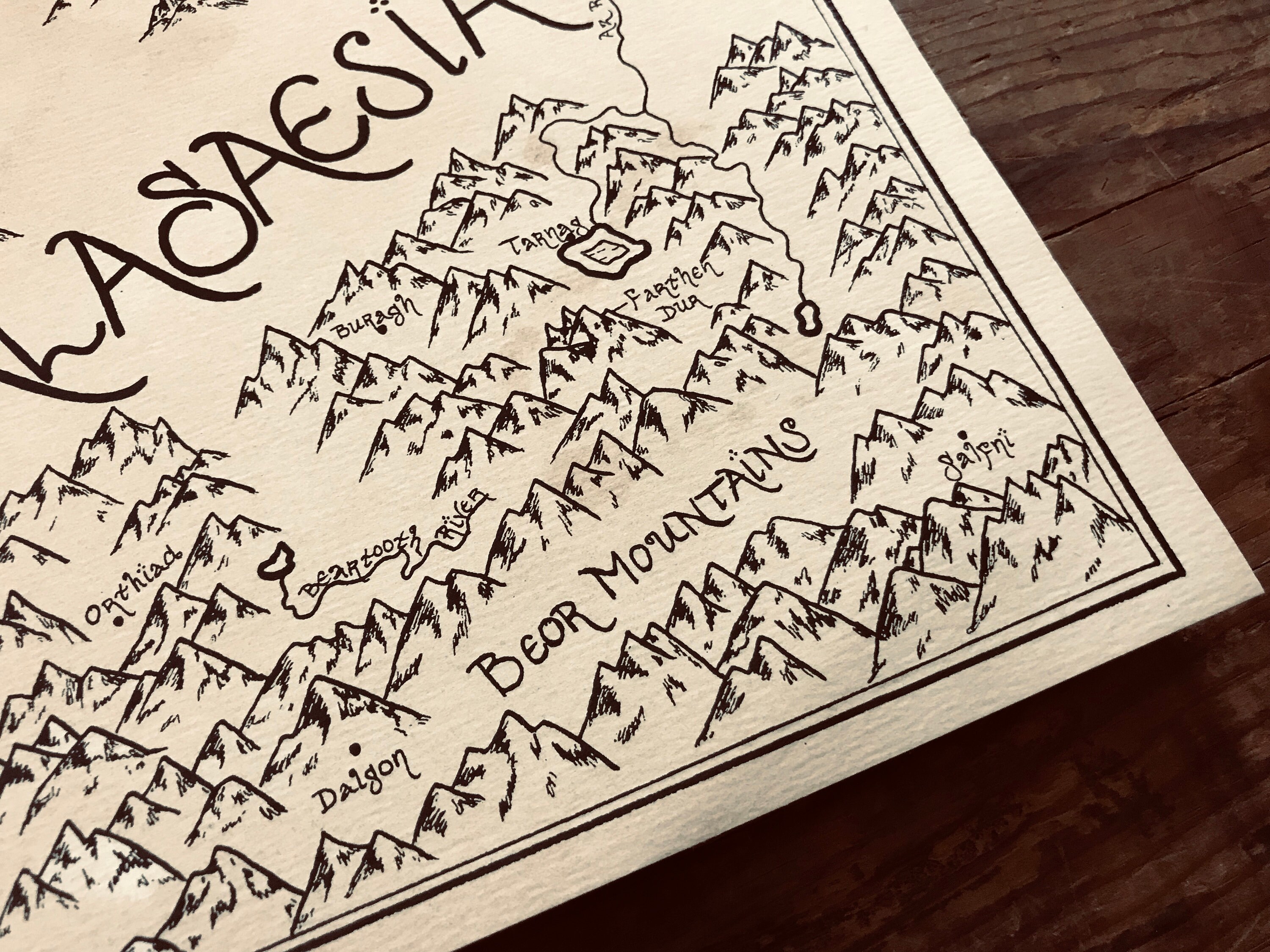Map of Alagaesia From Eragon: Aged Handmade Hand Drawn - Etsy Canada