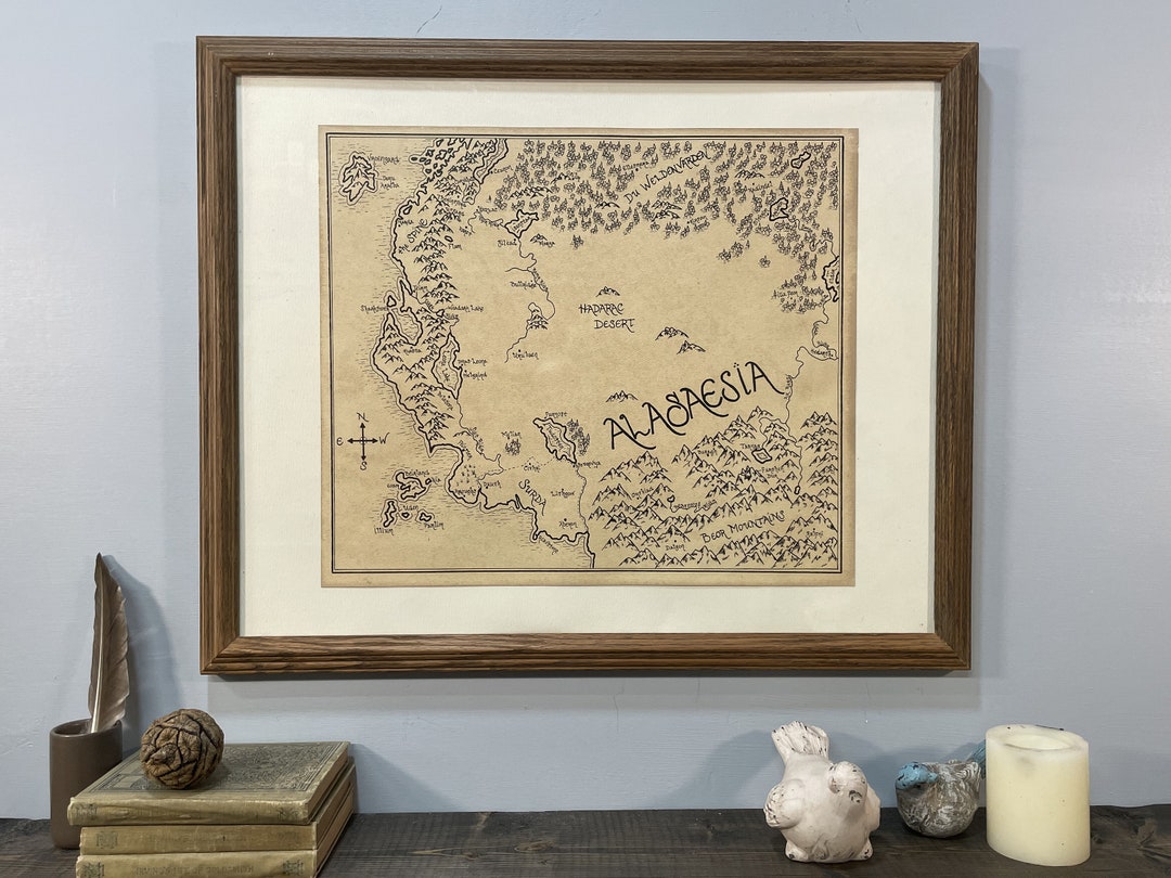 Alagaesia Map: Eragon Fantasy Art, Hand-drawn Map - Etsy