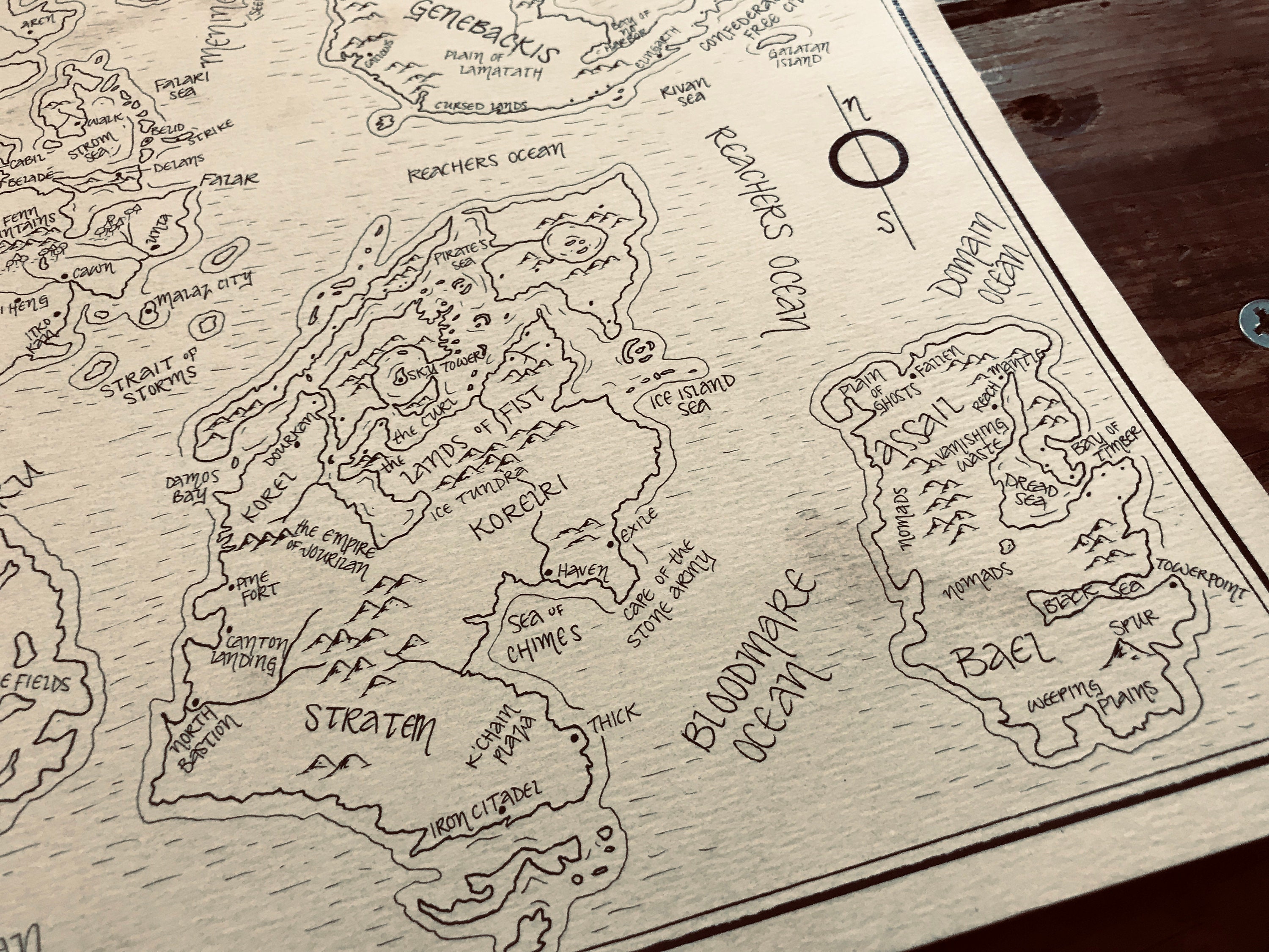 Malazan Karte Genabackis Places I've Been