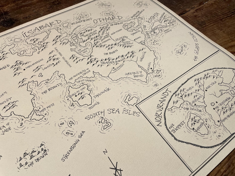 Final Fantasy 14 Map: Hand Drawn Map of the Three Great Continents From ...