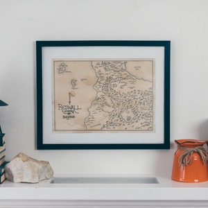 Map of Redwall: Aged, Handmade, Hand Drawn, Authentic Gift - Etsy