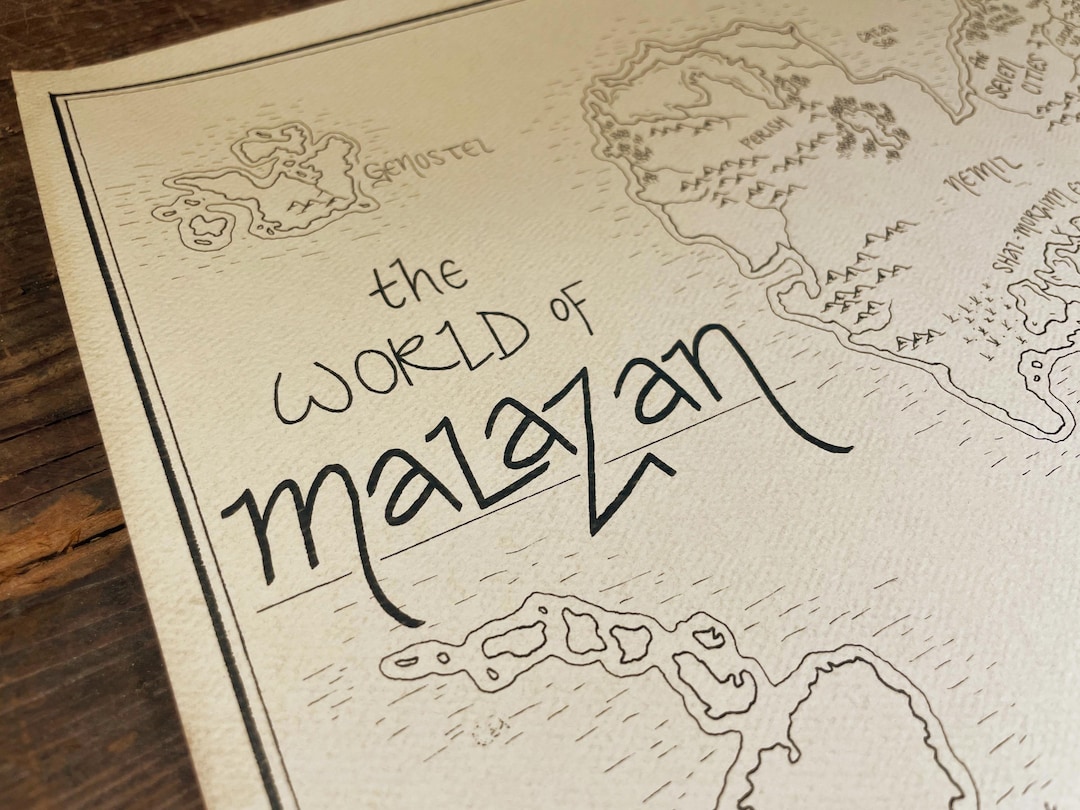Malazan Map: Hand Drawn Fantasy Style Map of Steven Erikson and Ian ...