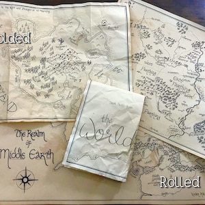 Map the Graceling World: Aged, Handmade, Hand Drawn, Authentic Gift ...