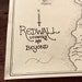 Map of Redwall: Aged, Handmade, Hand Drawn, Authentic Gift - Etsy