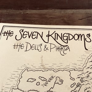 Map the Graceling World: Aged, Handmade, Hand Drawn, Authentic Gift ...