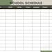Homeschool School Year Tracker Printable PDF - Daily School Schedules ...