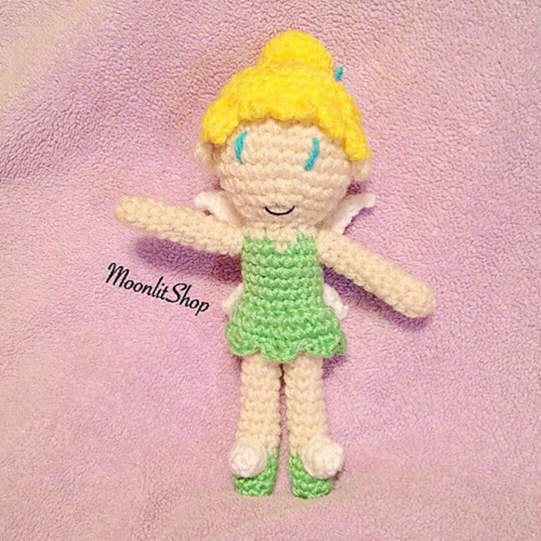 Crochet Tinker Bell Inspired Amigurumi Doll English PDF Pattern - Etsy