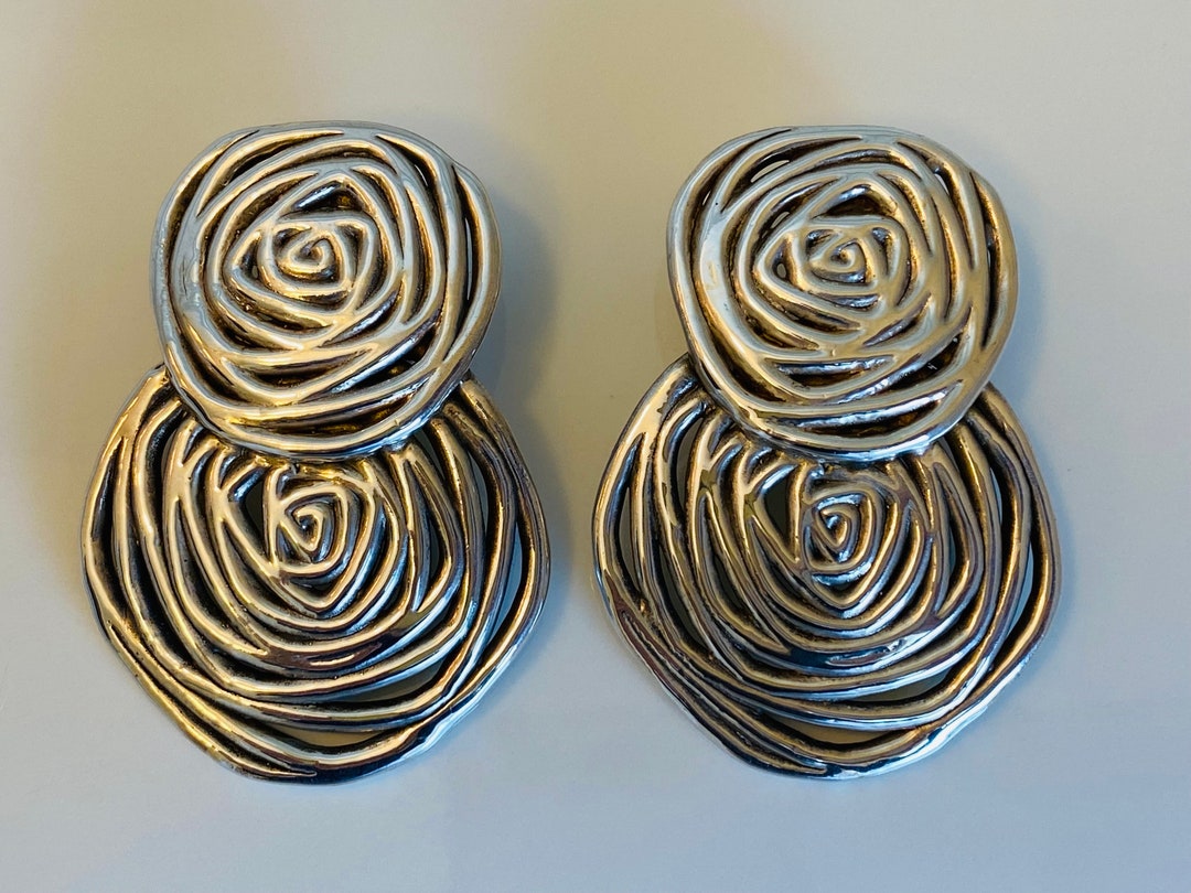 Artisan Handmade Vintage Israel Sterling Silver Modernist Stamped ...
