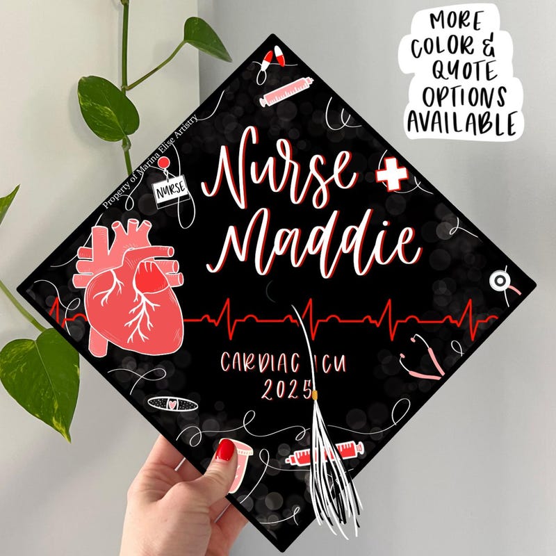 Nursing Graduation Cap - Etsy