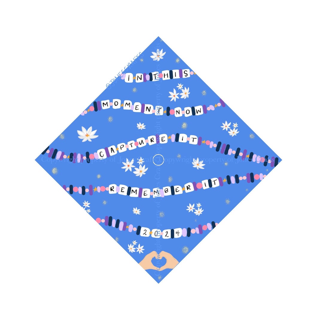 Taylor Swift Graduation Cap, Eras Grad Cap, Lover Era Graduation Cap ...