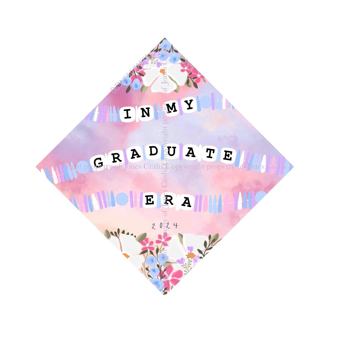 Taylor Swift Graduation Cap, Eras Grad Cap, Lover Era Graduation Cap ...