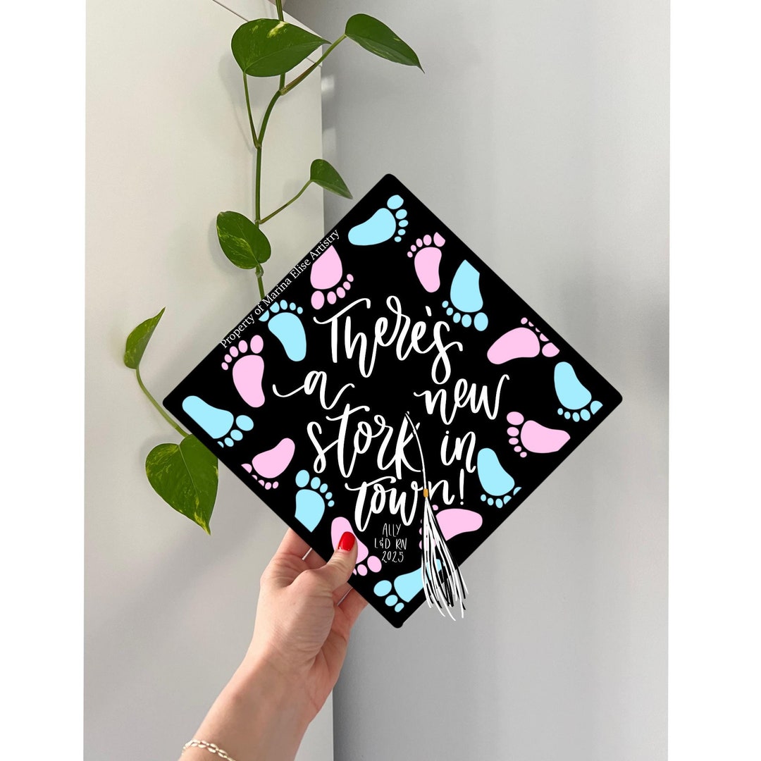 NICU Nurse Grad Cap, Labor Nurse, Nursing Grad Cap, Nurse Grad Cap, OB ...