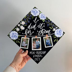 Custom Photo Collage Grad Cap, Memory Grad Cap, Grad Cap Topper, Custom ...
