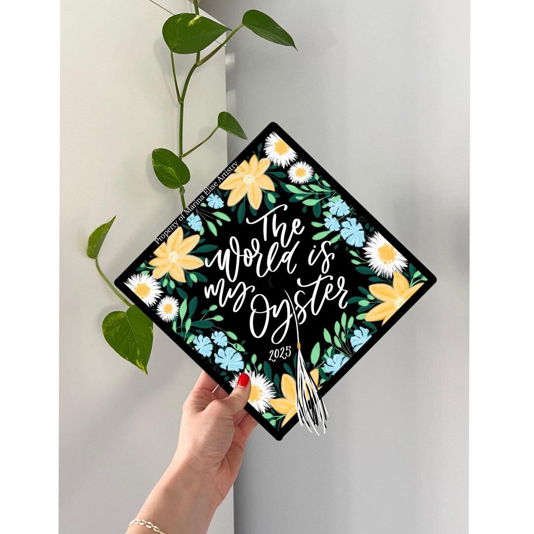 Custom Graduation Cap, Custom Grad Cap, Painted Grad Cap,grad Cap ...