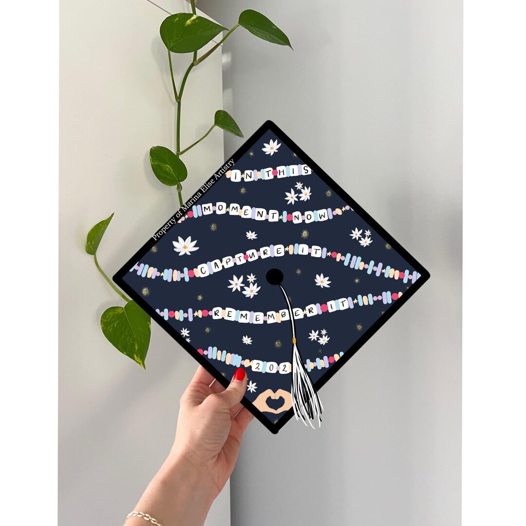 Taylor Swift Graduation Cap, Eras Grad Cap, Lover Era Graduation Cap ...
