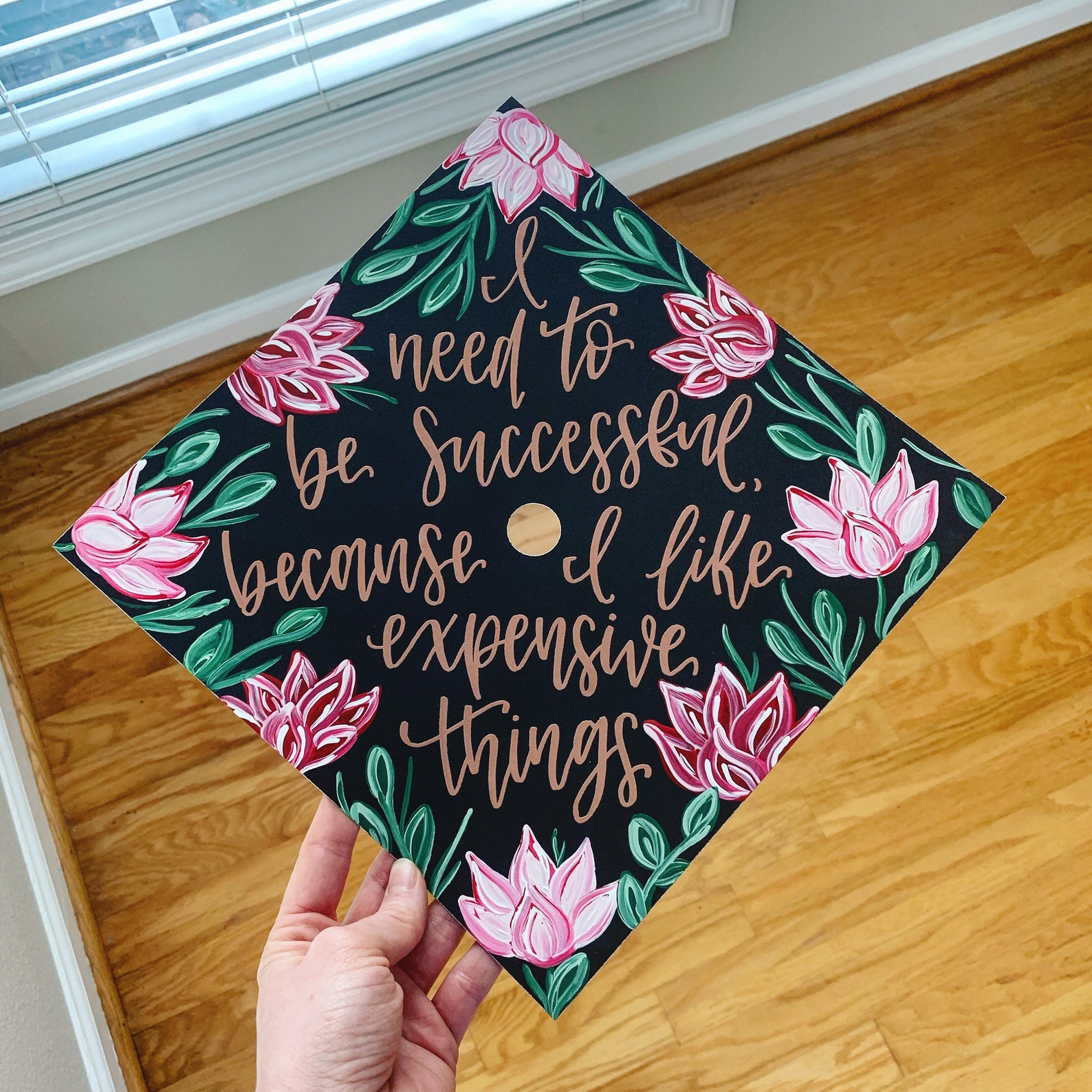 Personalized Grad Cap Topper Grad Cap Design Hand Painted - Etsy