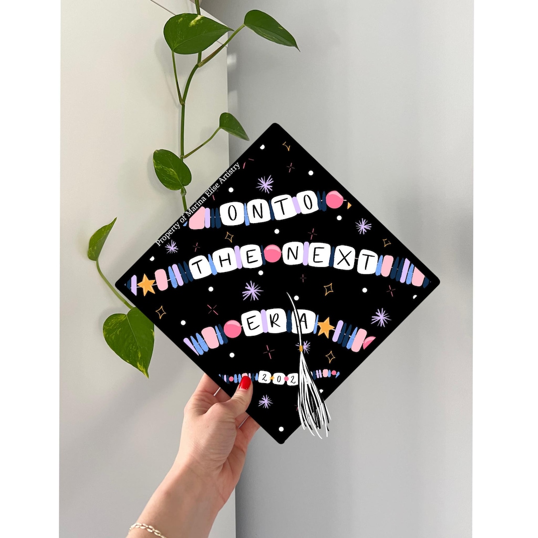 Taylor Swift Graduation Cap, Eras Grad Cap, Lover Era Graduation Cap ...