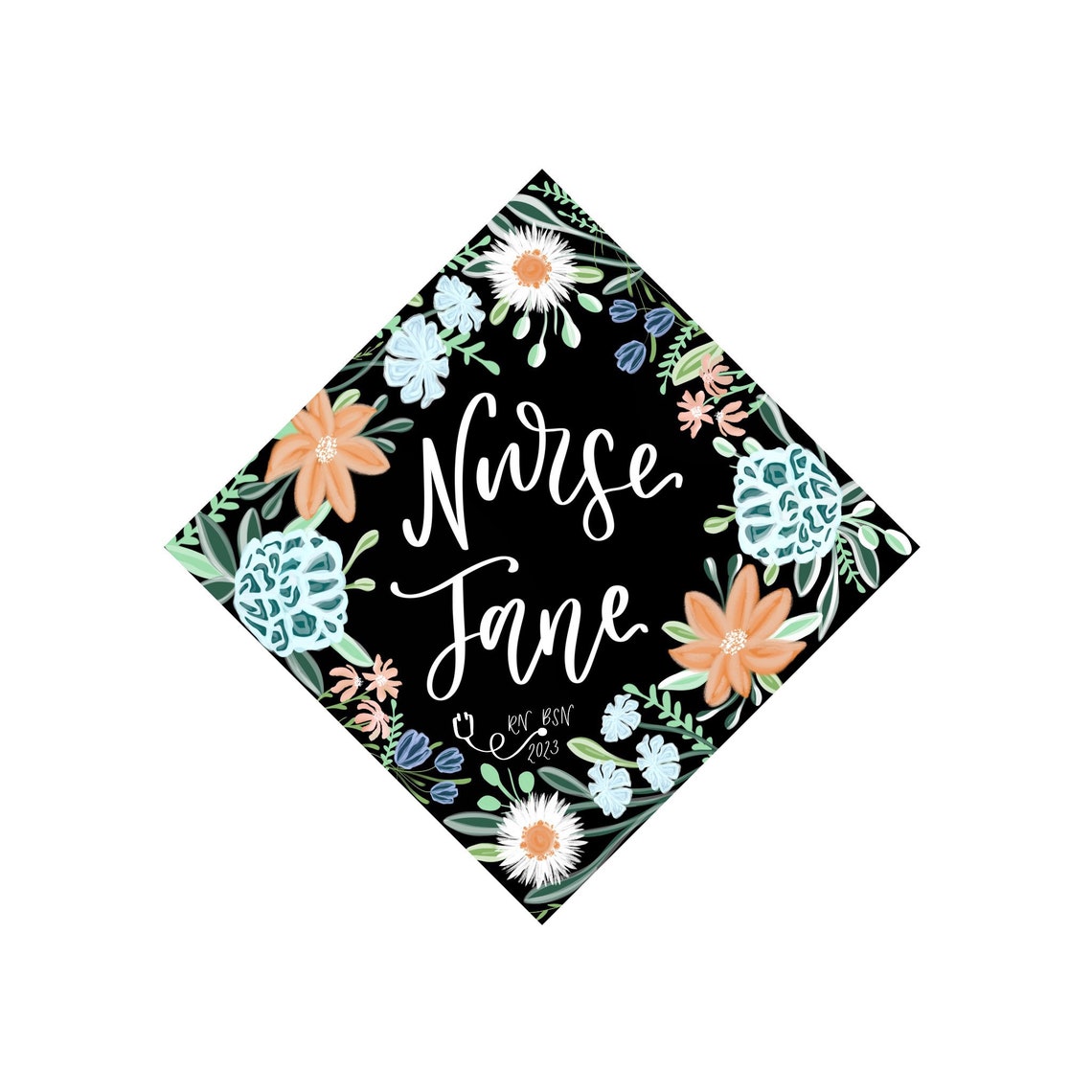 Nurse Graduation Cap Nurse Graduation Cap Topper Graduation - Etsy