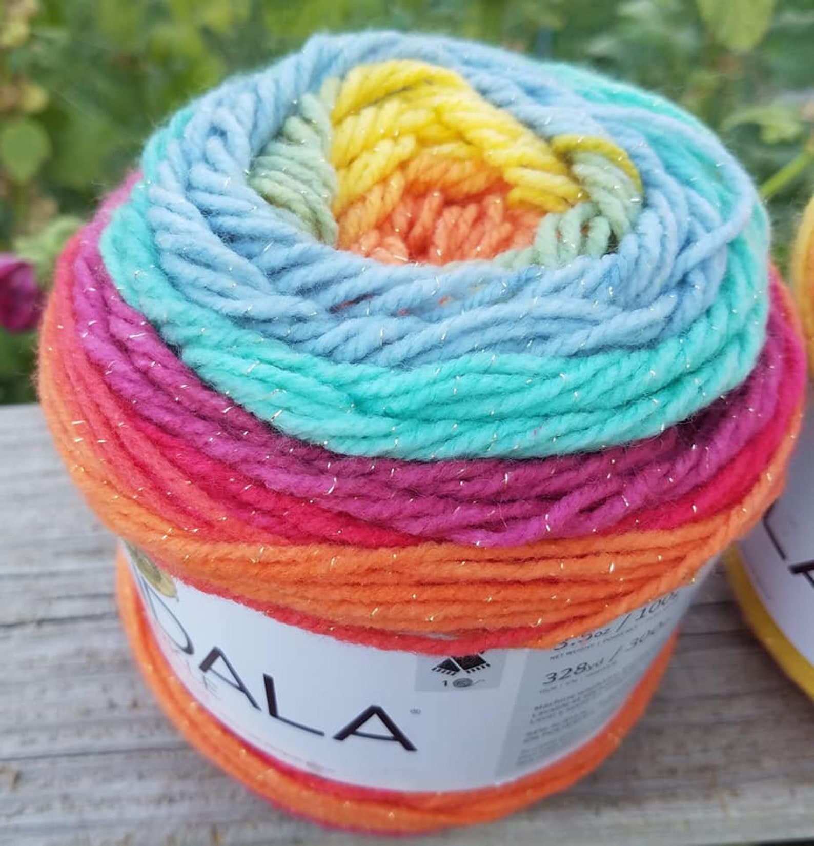 YARN Lion Brand Mandala Sparkle Crux 300 M 3.5 Oz 100 G - Etsy