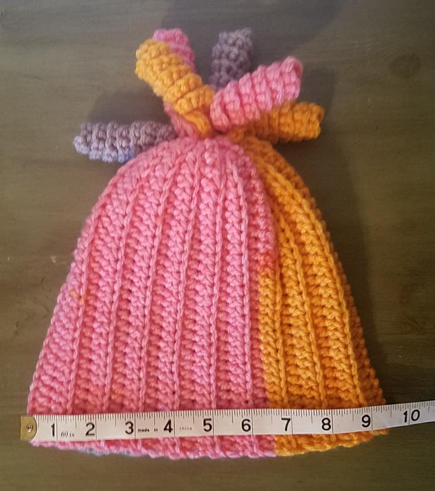 Baby Rainbow Curly Cue Hat Multi Colored Beanie Toque - Etsy