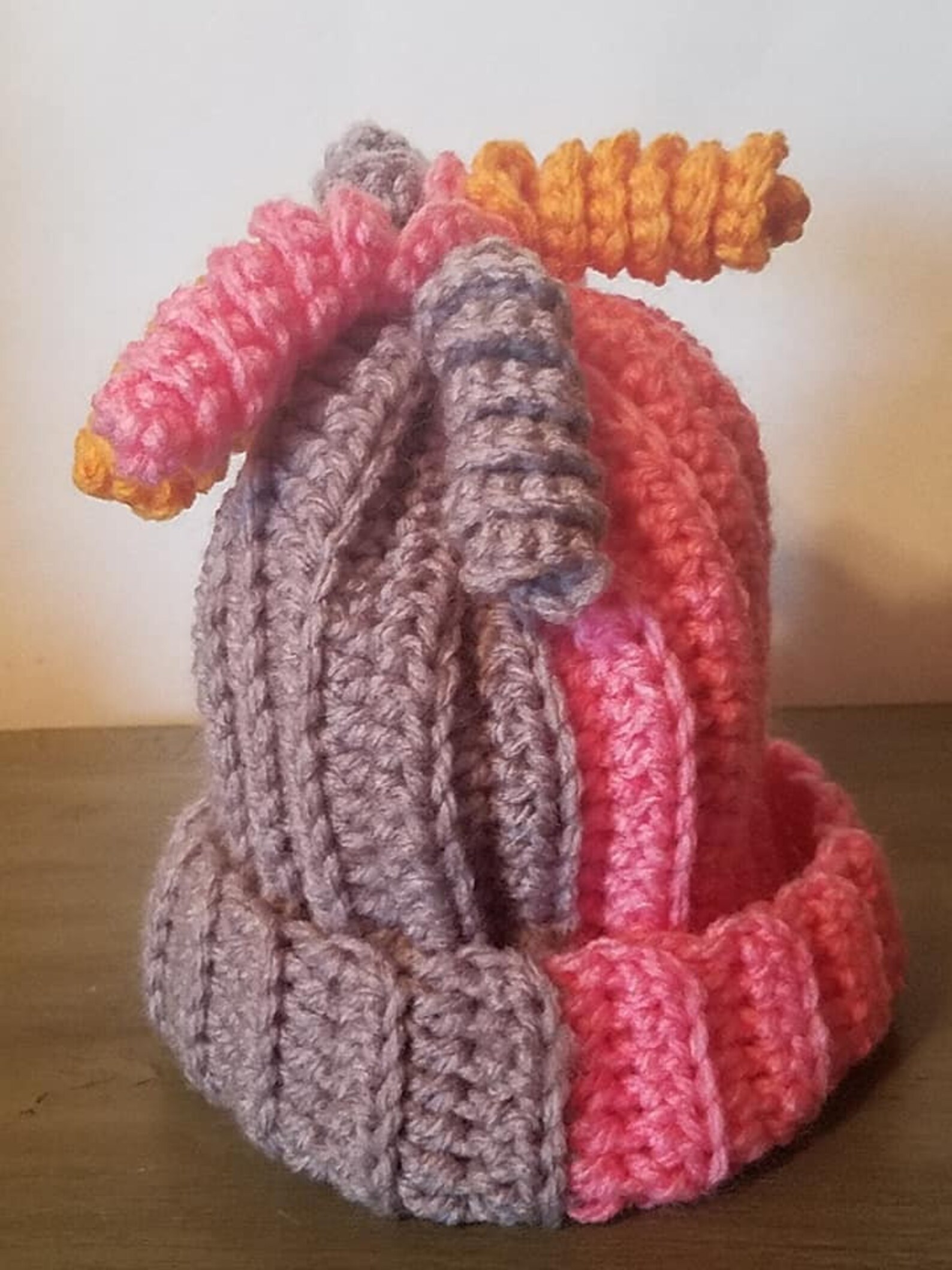 Baby Rainbow Curly Cue Hat Multi Colored Beanie Toque - Etsy