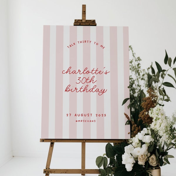30th Birthday Sign - Etsy