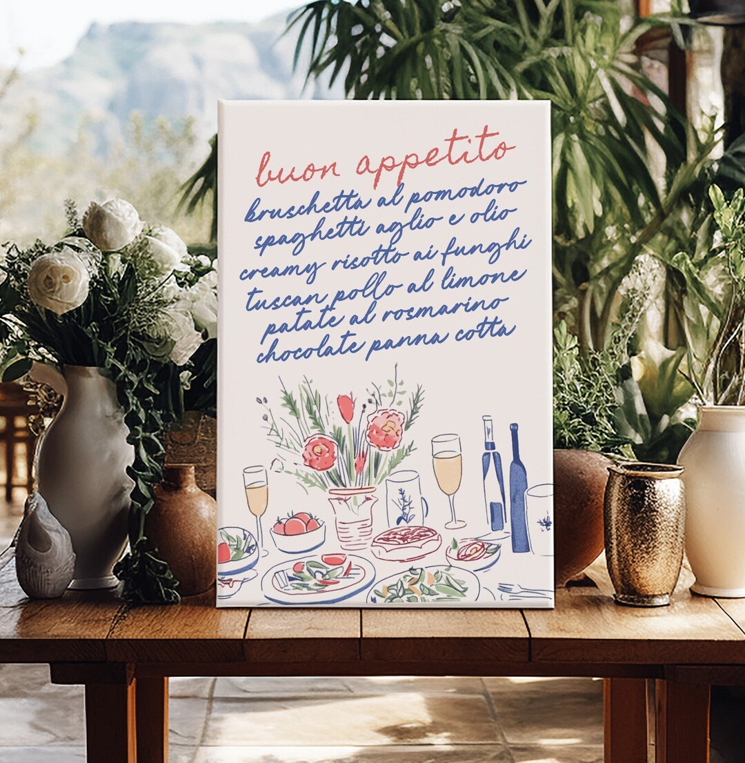 TOSCANO Quirky Food Menu Sign Template, Hand Drawn Scribble Illustrated ...