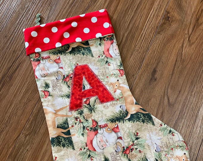 Personalized Santa Decorative Christmas Stocking - Etsy