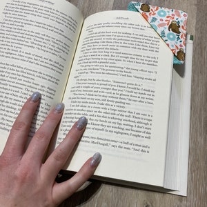 Floral Butterflies Fabric Corner Bookmark Page Saver - Etsy