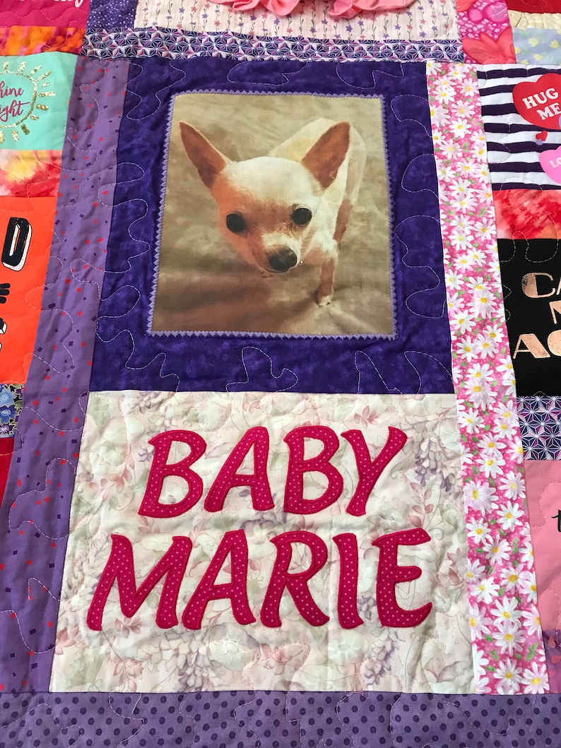 Handmade Memory Quilt From Pet Clothing - Etsy