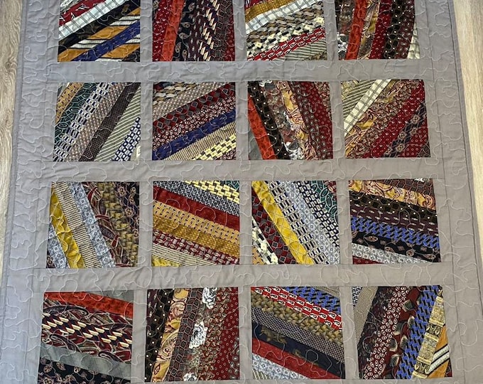 Neck Tie Quilt - Etsy