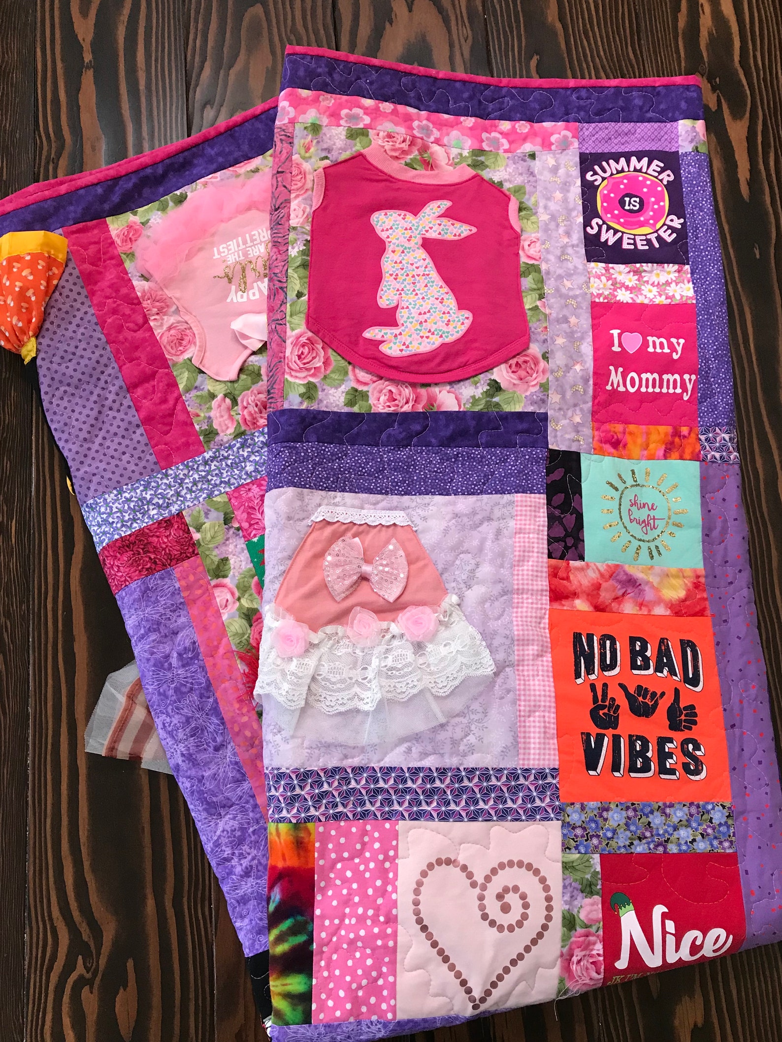 Handmade Memory Quilt From Pet Clothing - Etsy