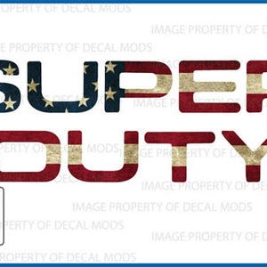 Ford 2008-2016 SUPER DUTY Letter Inserts (thin) for Tailgate (2008-2016 ...