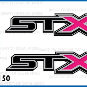 Ford F150 STX Decals Stickers (2015-2020) Set of 2 Officially Licensed ...