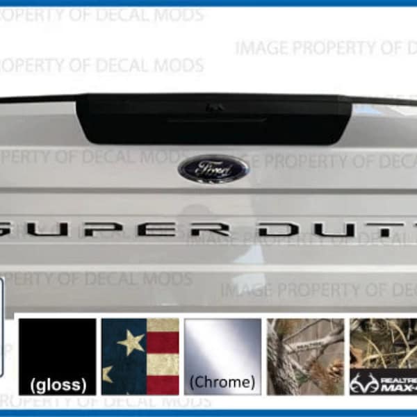 Ford Superduty Tailgate Letters - Etsy